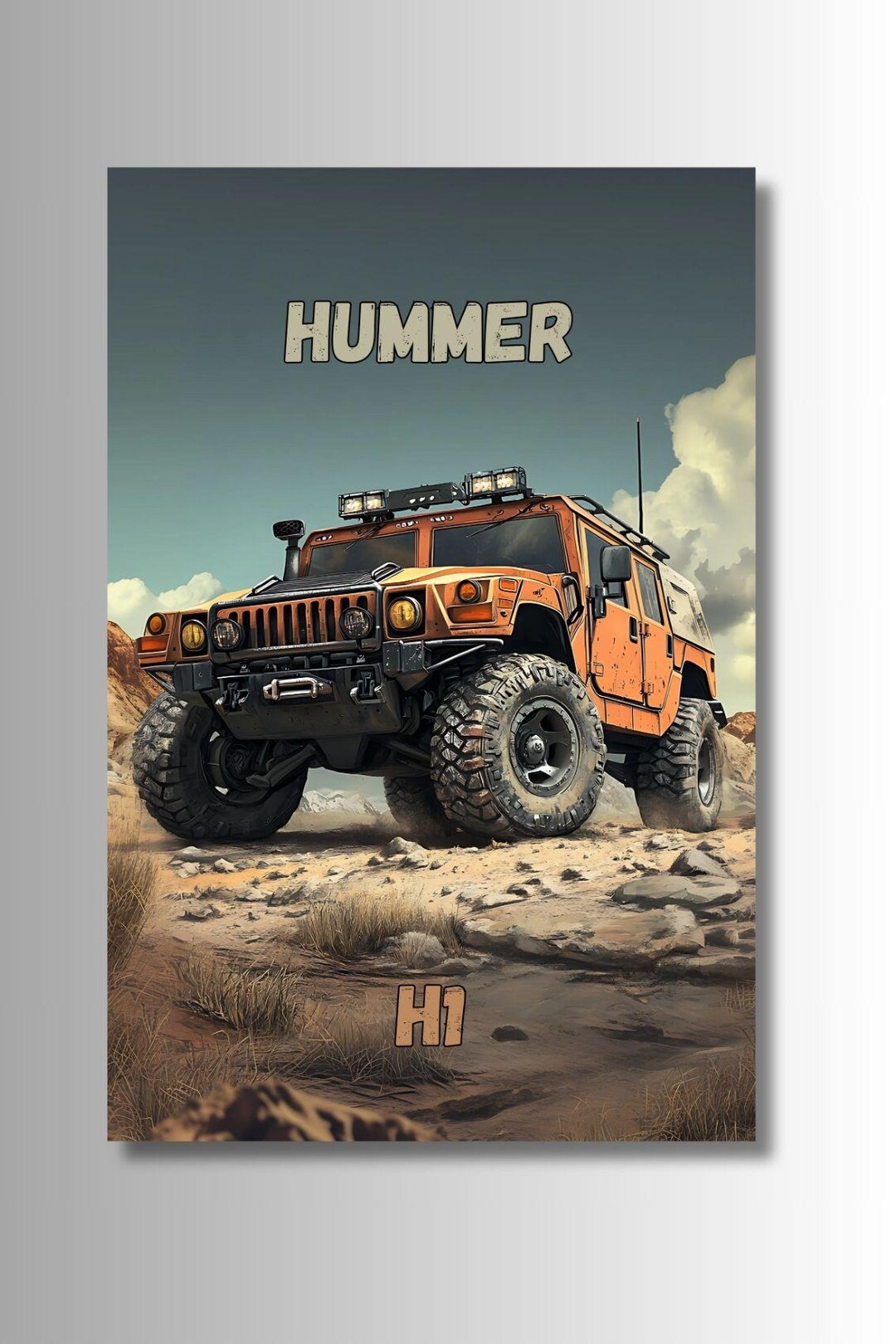 Hummer H1, Original Wall Art Poster Decor, Digital Car Poster - Etsy