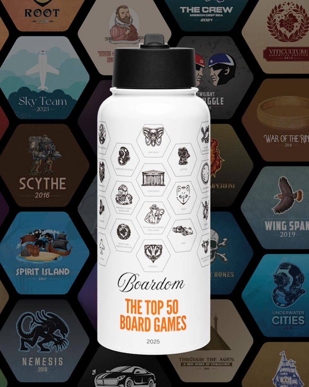 Board Game Sticker Bottle - Etsy