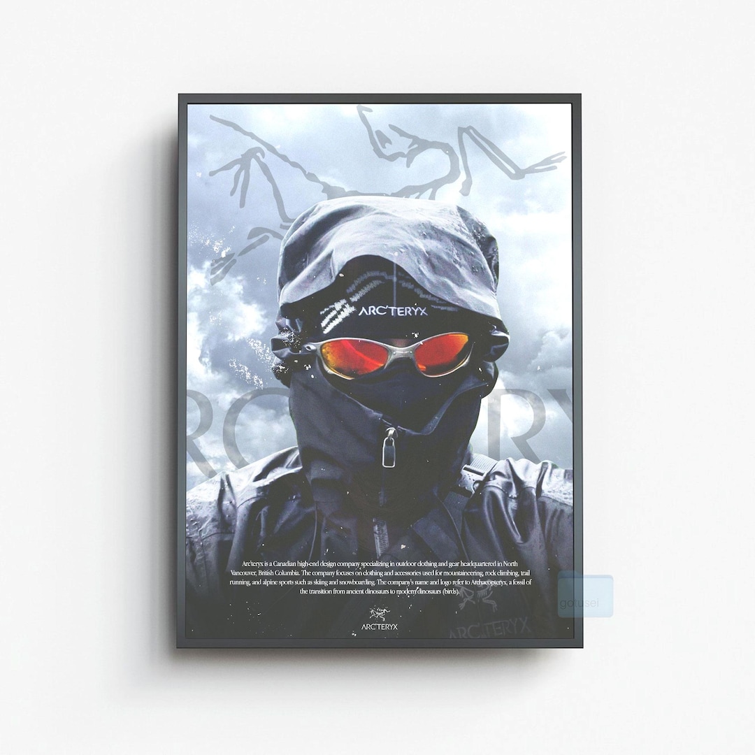 Arcteryx Mountain Gear Digital Download Poster High Quality, Arcteryx ...