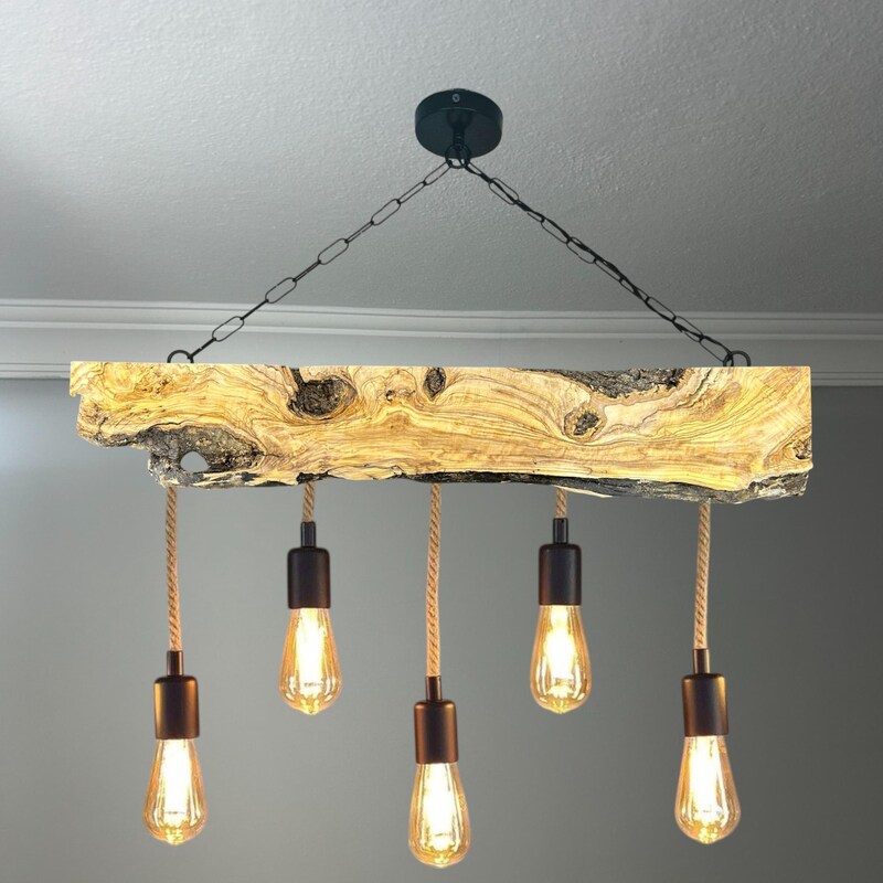 Live Edge Lighting - Etsy