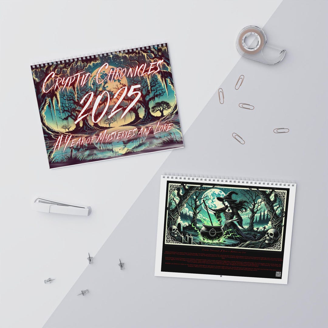 2025 Cryptid Calendar - Etsy
