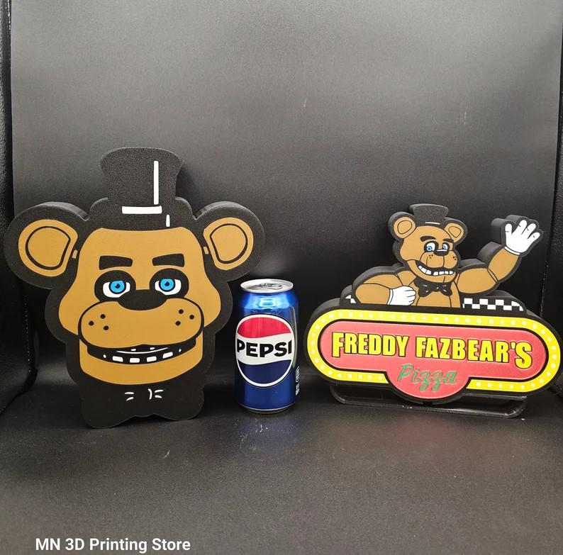 FNAF LED Light Box 5 Nights at Freddy Fazbear Light With Remote - Etsy