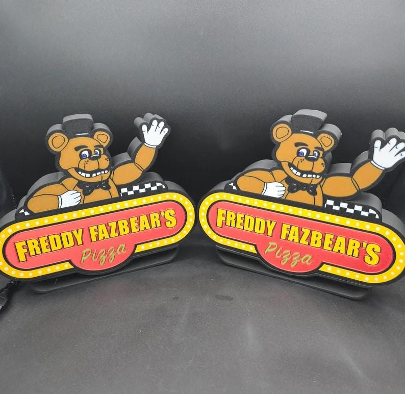 FNAF LED Light Box 5 Nights at Freddy Fazbear Light With Remote - Etsy