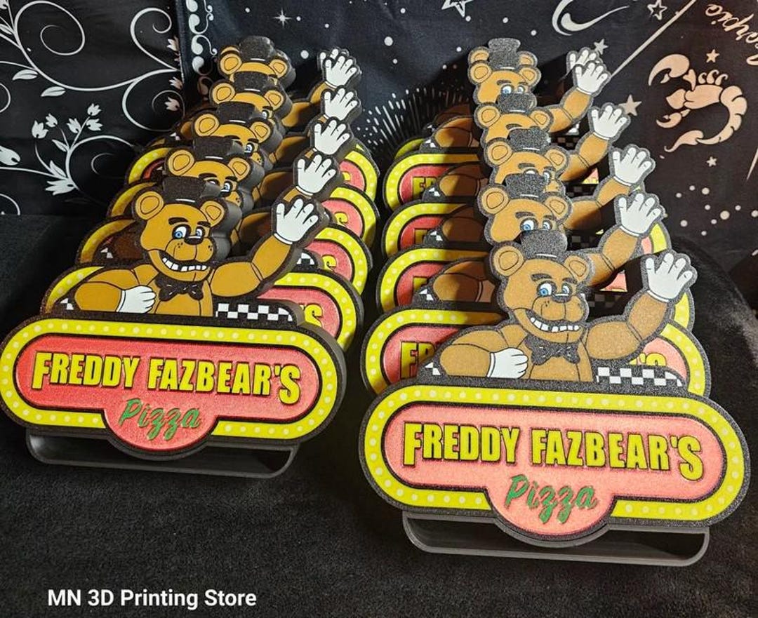 FNAF LED Light Box 5 Nights at Freddy Fazbear Light With Remote - Etsy