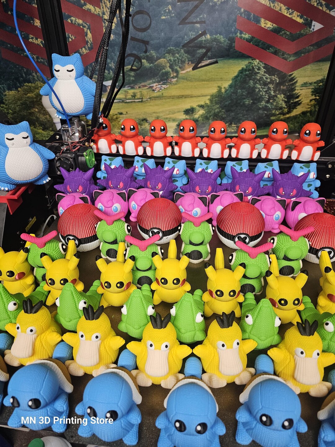 Knitted Crochet Texture Pokemon Figures - Etsy