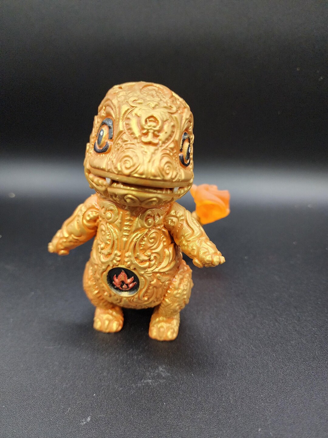 Hand-painted Charmander Figure, Resin 3D Print - Etsy