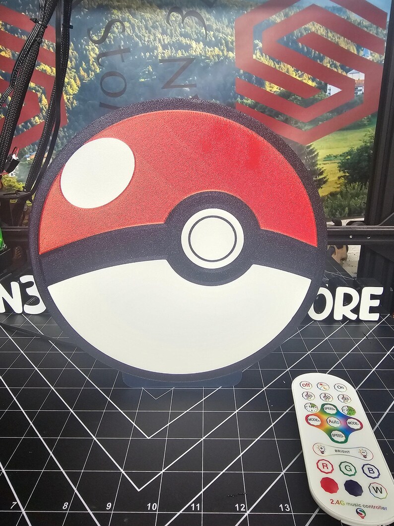 Pokeball LED Light Box - Etsy