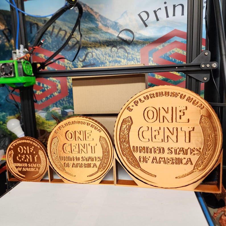 Giant Penny, Small Penny, Penny Keychain - Etsy
