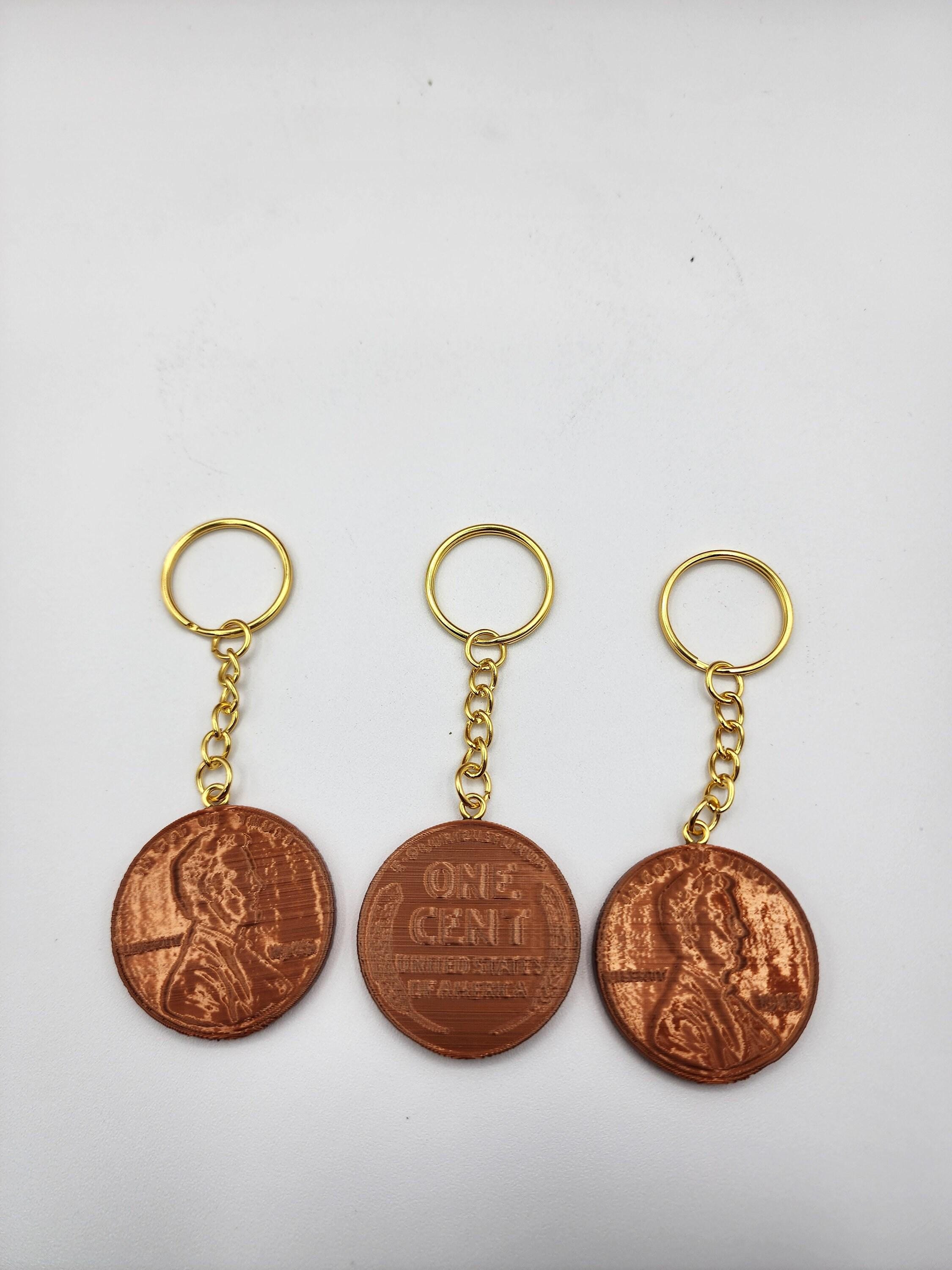 3D Printed Giant Penny, Desk Decor, Copper Color - Etsy
