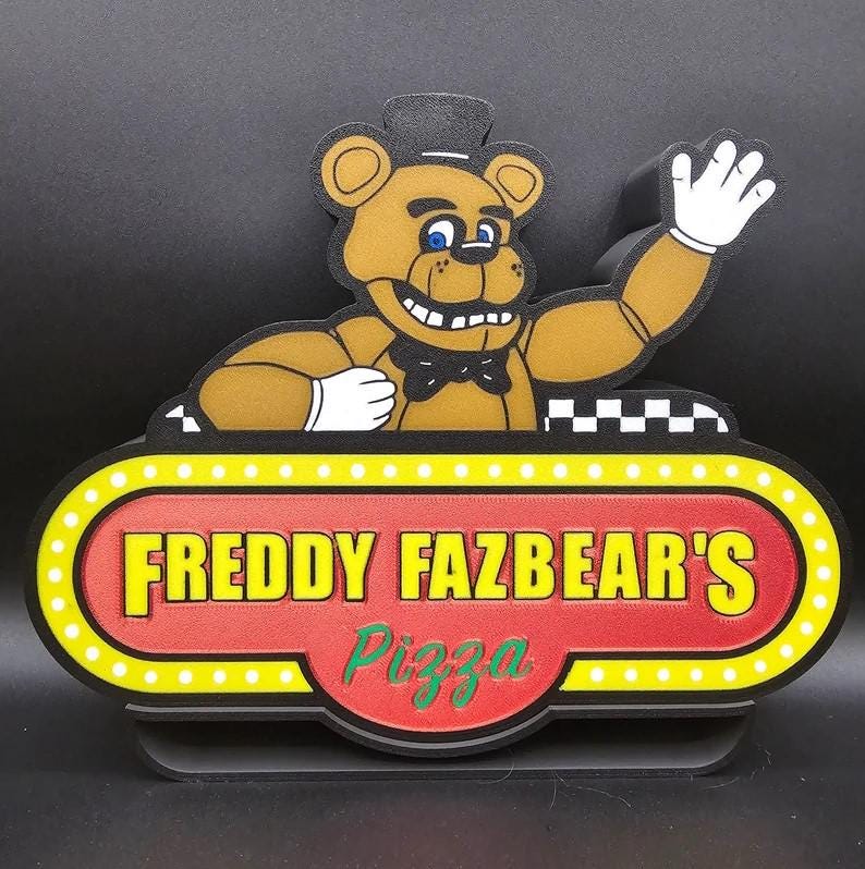 FNAF LED Light Box 5 Nights at Freddy Fazbear Light With Remote - Etsy