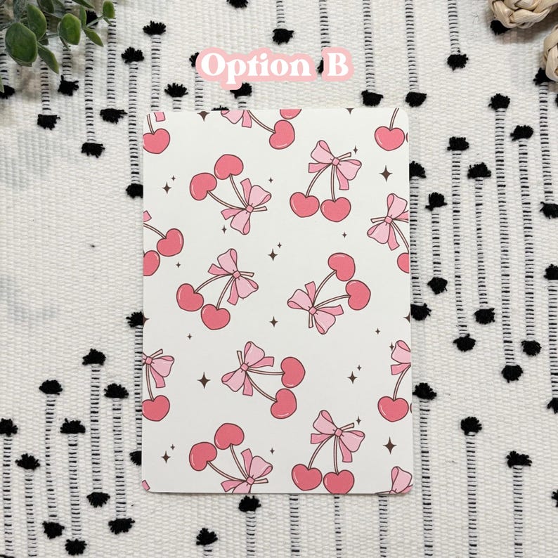 Coquette Kindle Case Inserts: Pink Bow, Cherry, Gingham Designs - Etsy