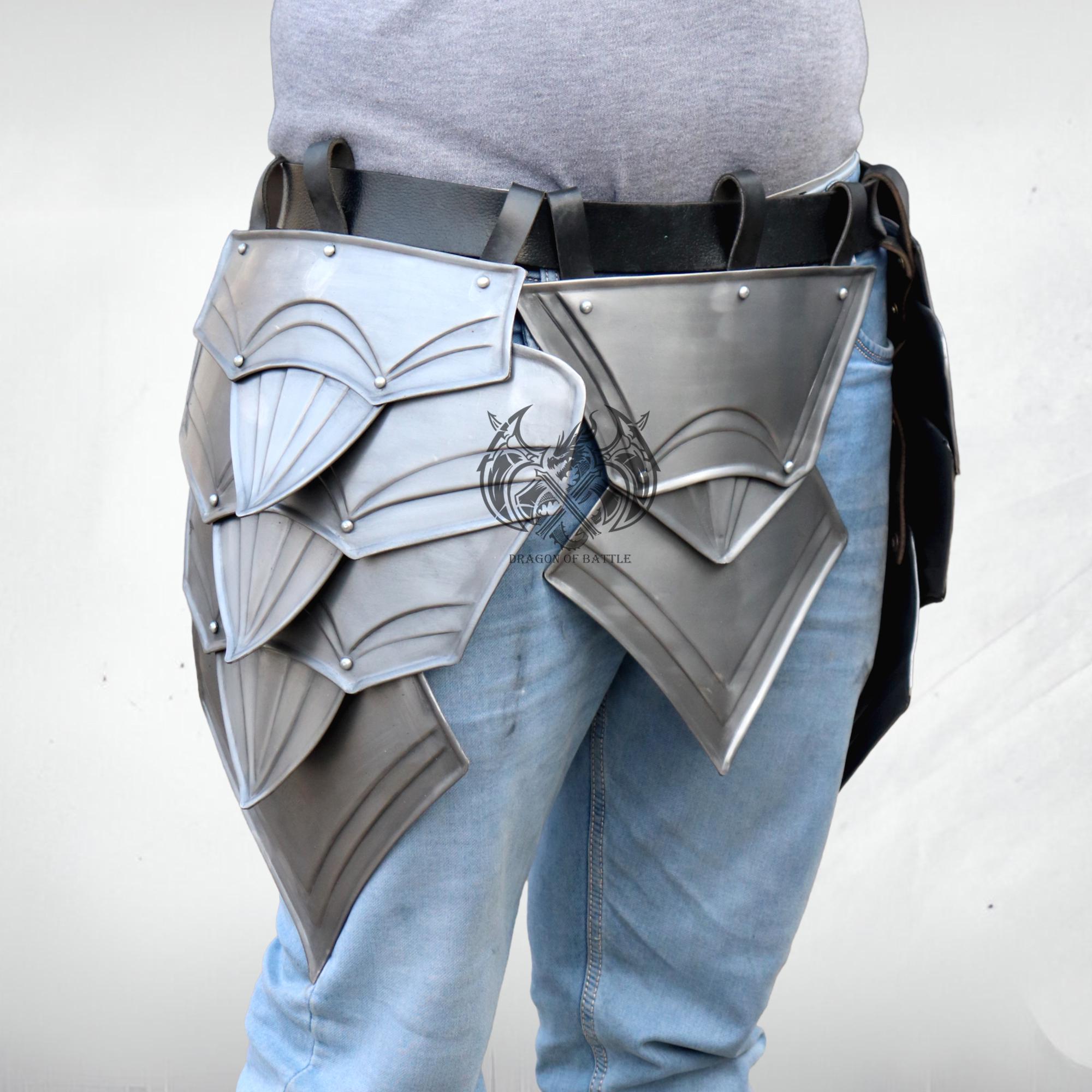 Medieval Warrior Tasset Belt Armor - Medieval Steel Combat Attire for ...