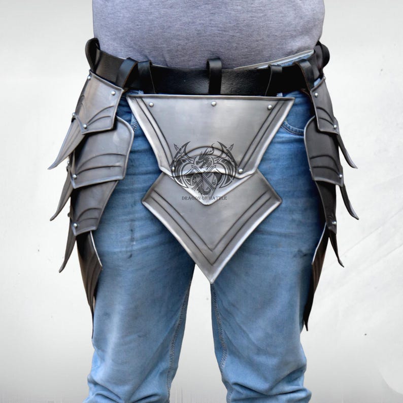 Medieval Warrior Tasset Belt Armor - Medieval Steel Combat Attire for ...