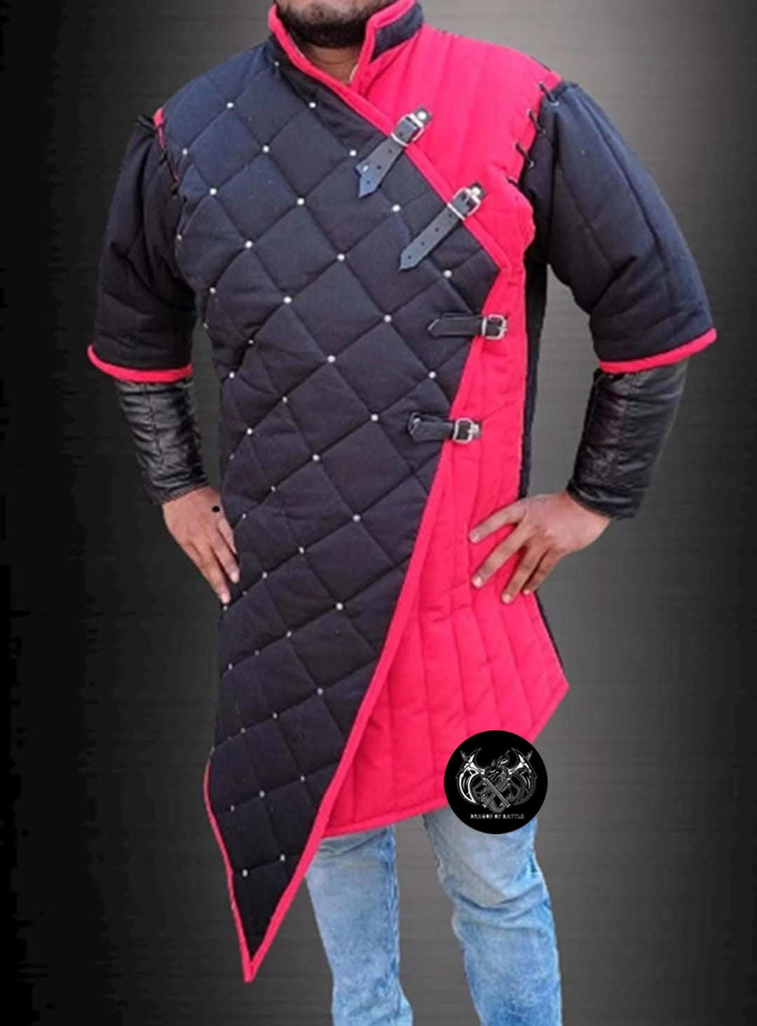 Medieval Gambeson, Free Tailoring! Witcher Gambeson, LARP Gambeson Mix ...