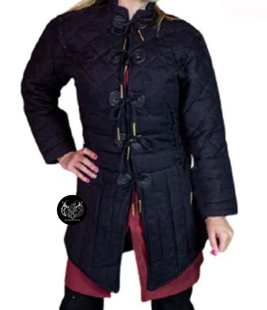 Morgues Gambeson, Free Tailoring! Thick Padded Gambeson, Quilted ...