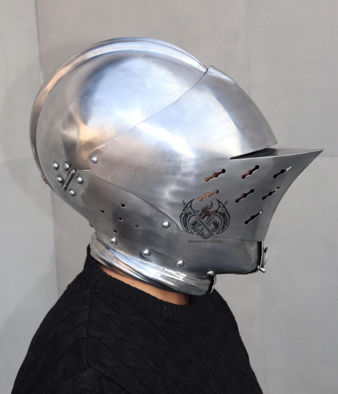 Medieval Tudor Knight's Helmet - Etsy