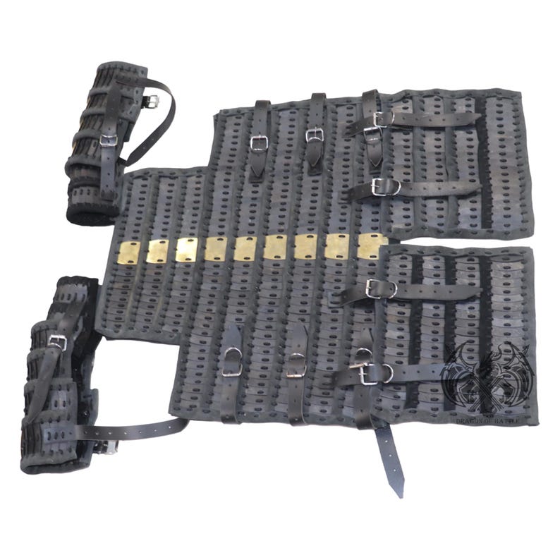 Armadura de láminas medieval: armadura corporal medieval de primera ...