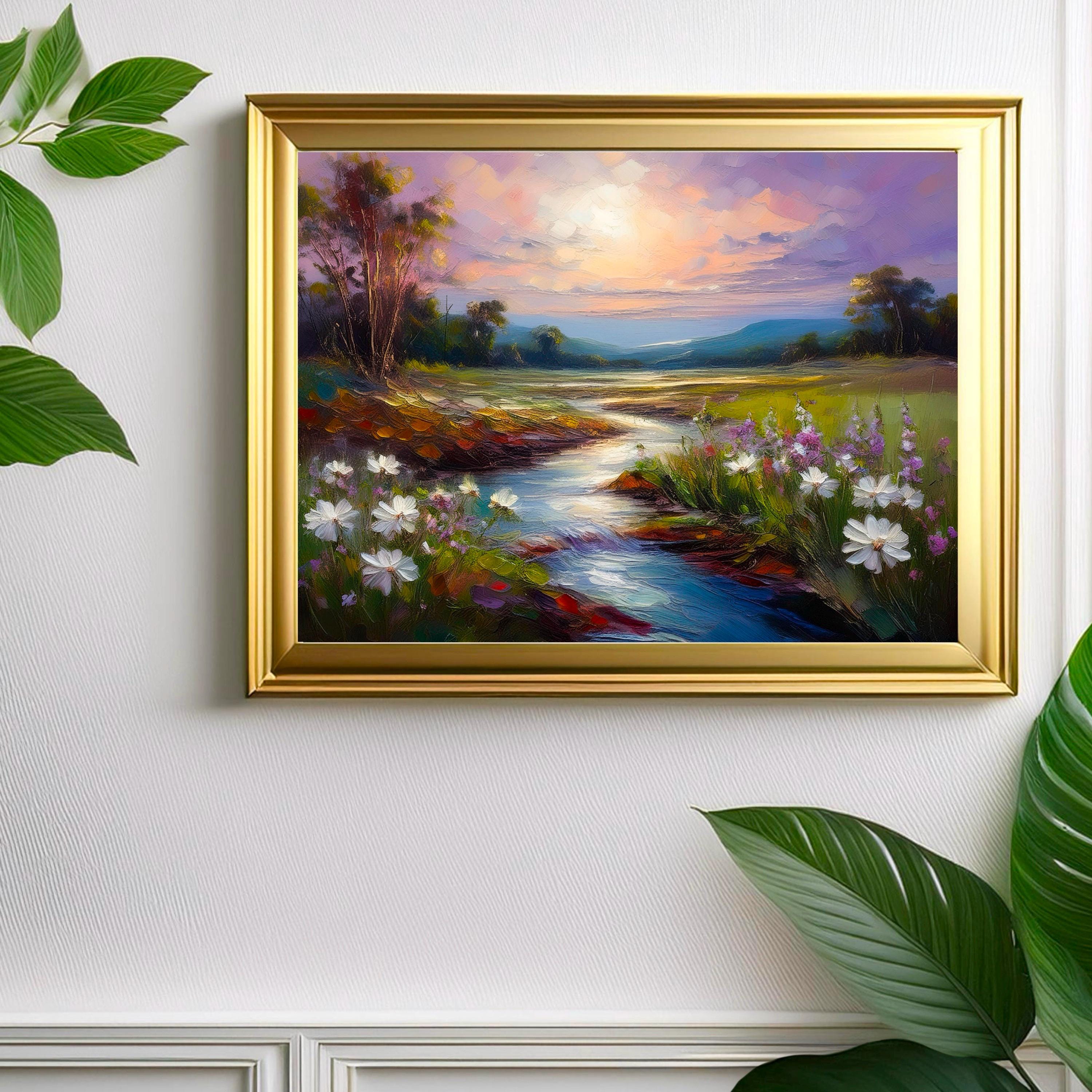 Digital Printable Art Print “marsh at Dawn” - Etsy