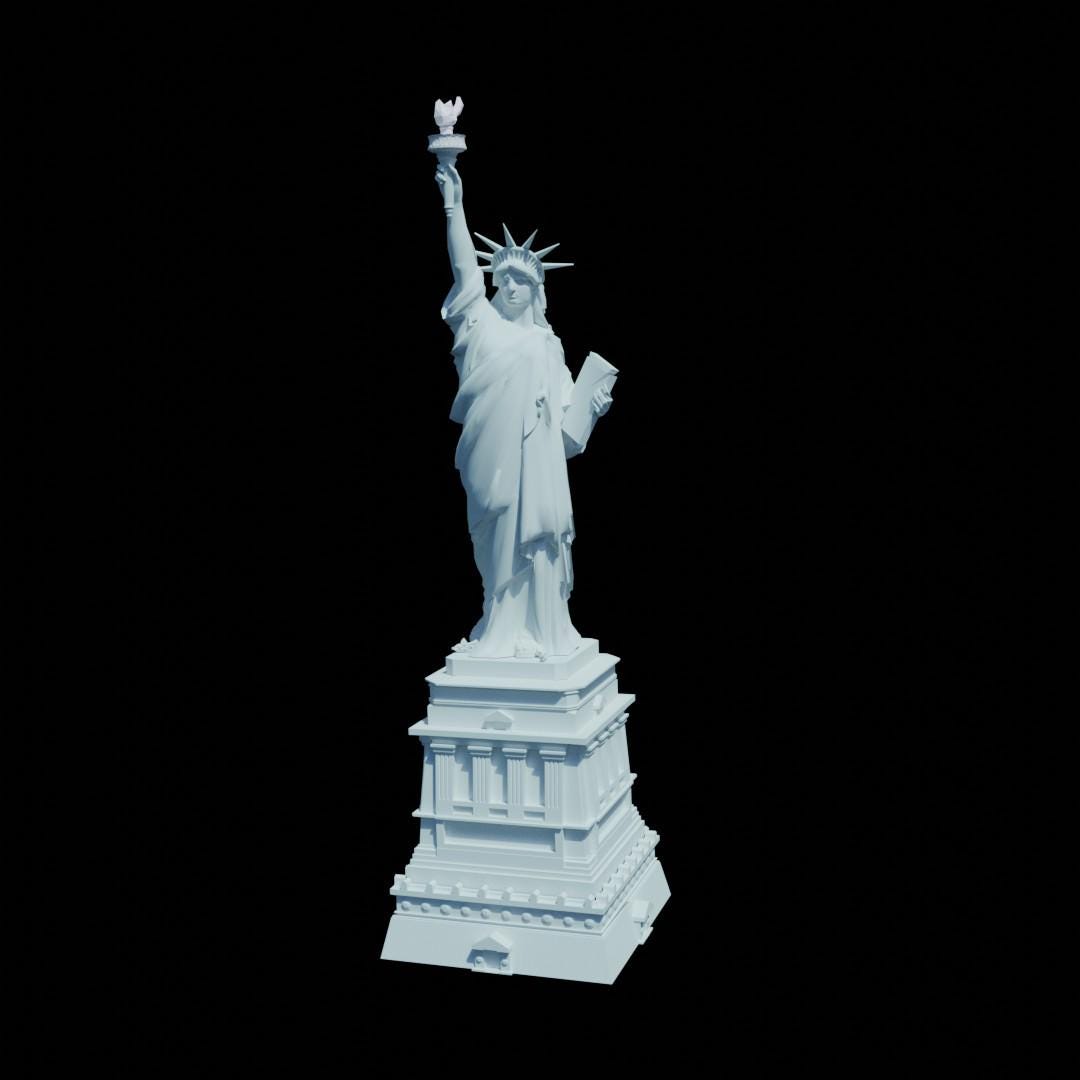 Statue of Liberty STL File Iconic Monument 3D Model for Printing, STL ...