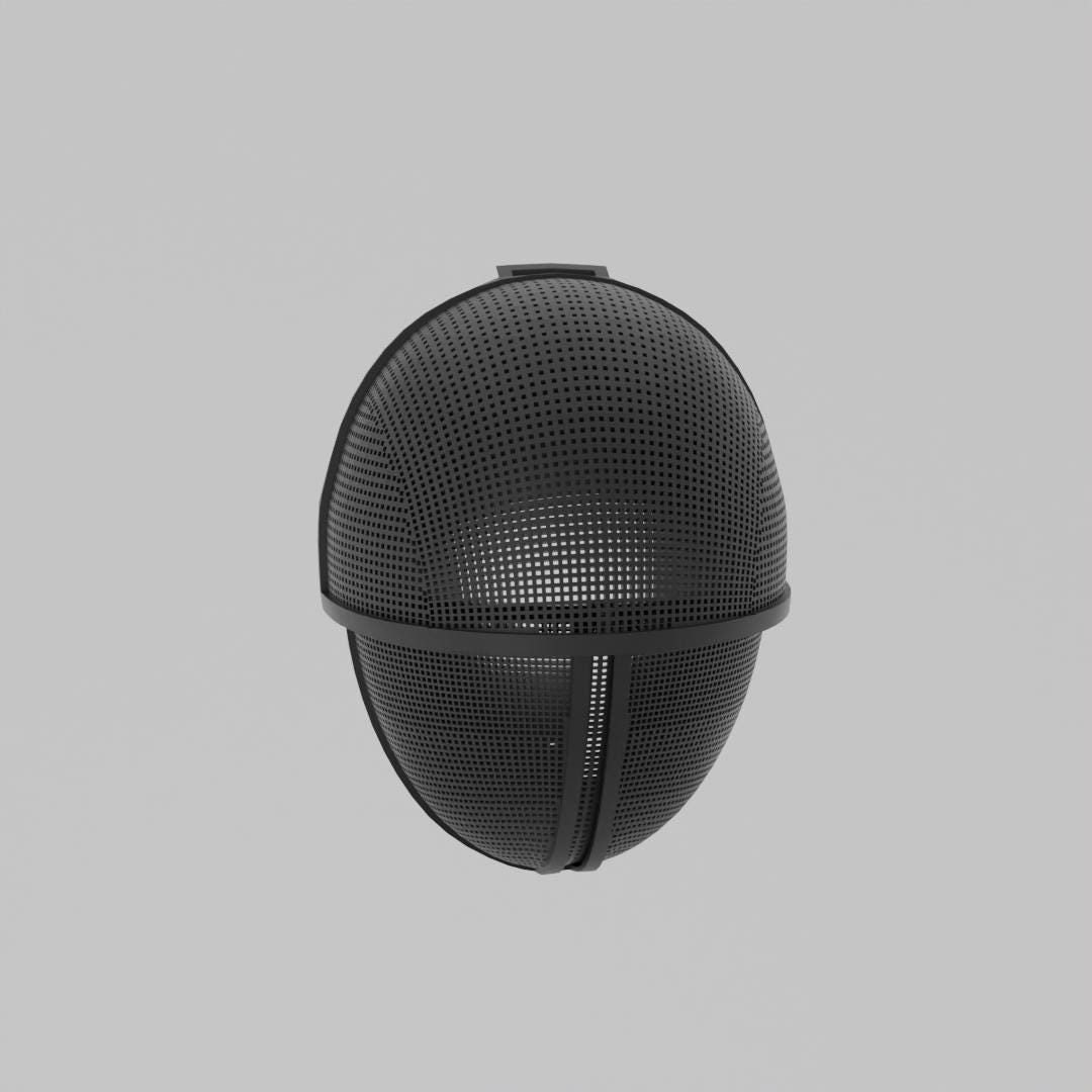 Squid Game Soldier Mask STL File 3D Printable Mask Cosplay, Halloween ...