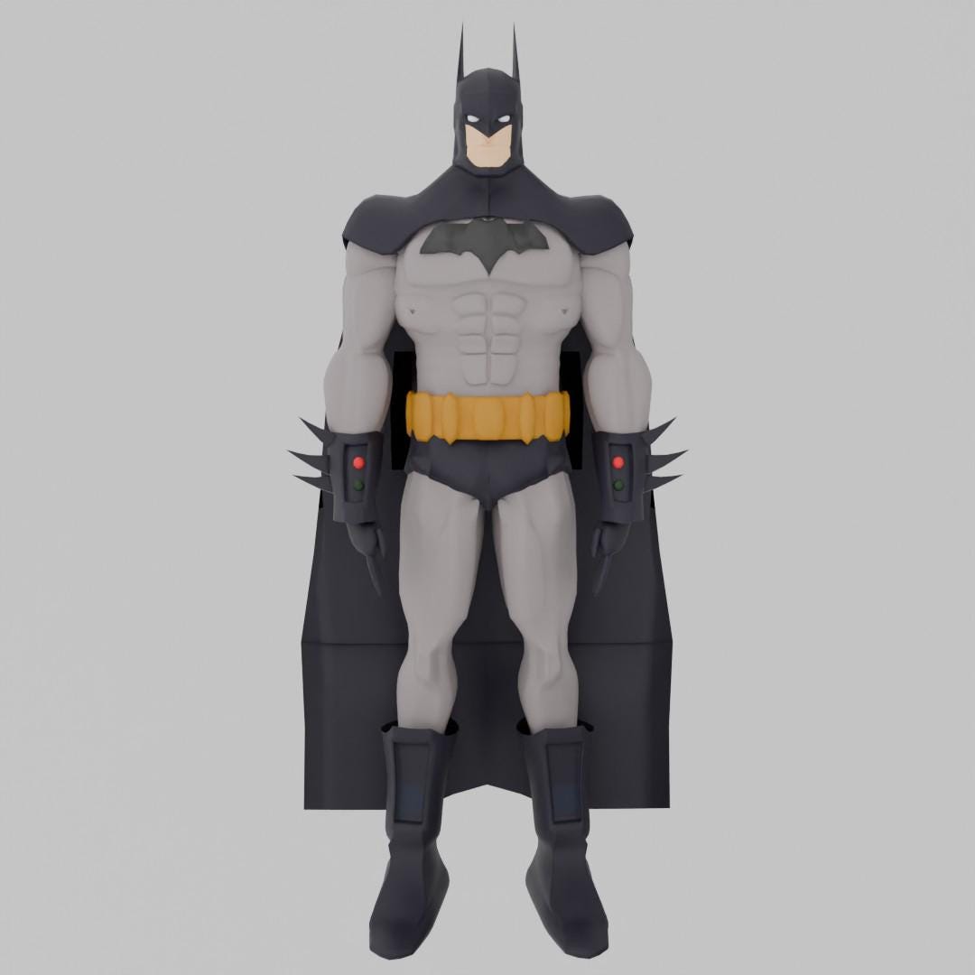 Batman STL File | 3D Printable Batman Model | Superhero Collectible STL ...