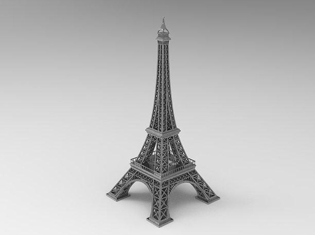 Eiffel Tower STL File Iconic Paris Landmark for 3D Printing High-detail ...