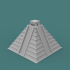 Mesoamerican Pyramid STL File Detailed Ancient Architecture 3D Model ...