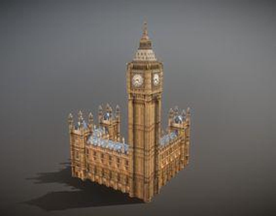 Big Ben STL File for 3D Printing Iconic London Landmark Model High ...