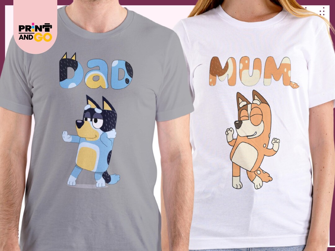 Bluey and Bingo Family Shirt – Matching Shirts for Parents, Kids ...