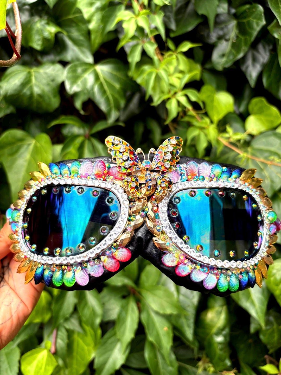 Burning Man, Dustproof Festival Goggles. the Beautiful Rainbow Swirl ...