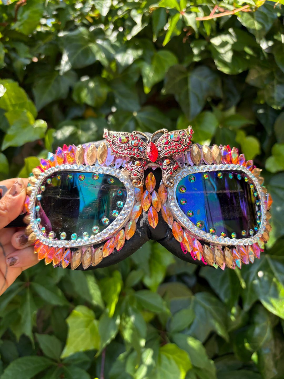 Burning Man, Dustproof Festival Goggles. the Beautiful Red Butterfly ...