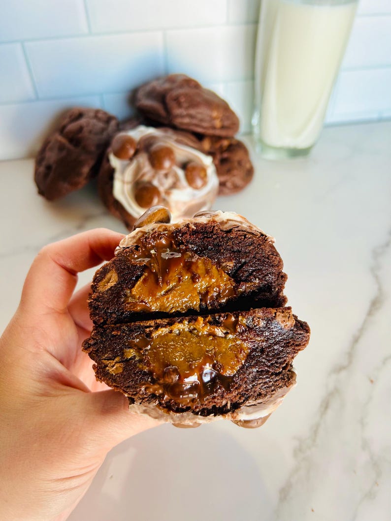 DIGITAL DOWNLOAD | Stuffed Milk Dud Cookie Recipe | Gourmet Stuffed ...
