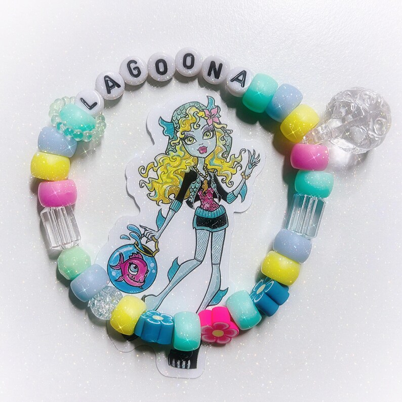 Monster High Lagoona Blue Bracelet Sticker - Etsy