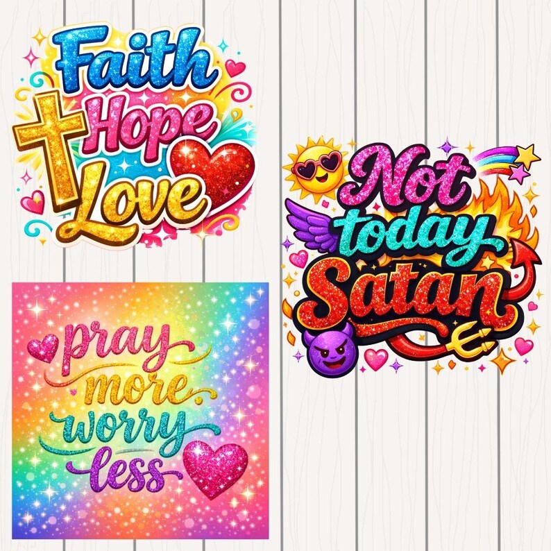 Christian Sayings PNG Bundle | Faith Quotes Files | Jesus Sayings PNG ...