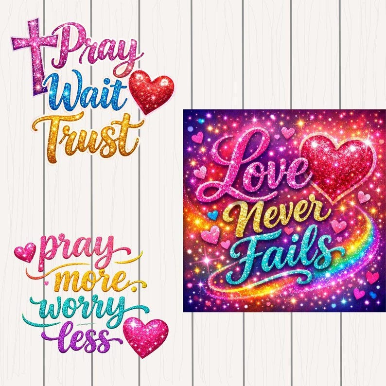 Christian Sayings PNG Bundle | Faith Quotes Files | Jesus Sayings PNG ...