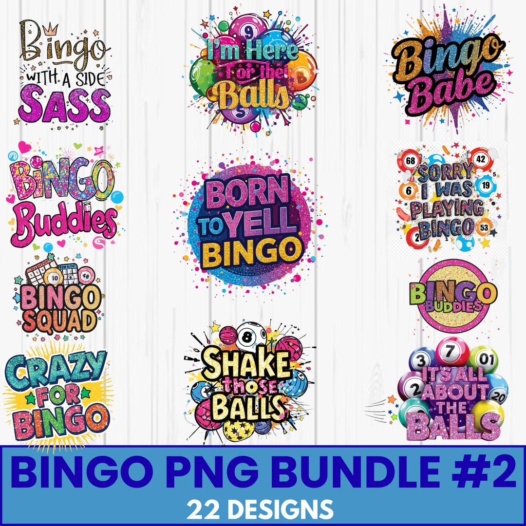 Bingo Sayings PNG Bundle | Funny Quotes, Craft Files (digital Download ...