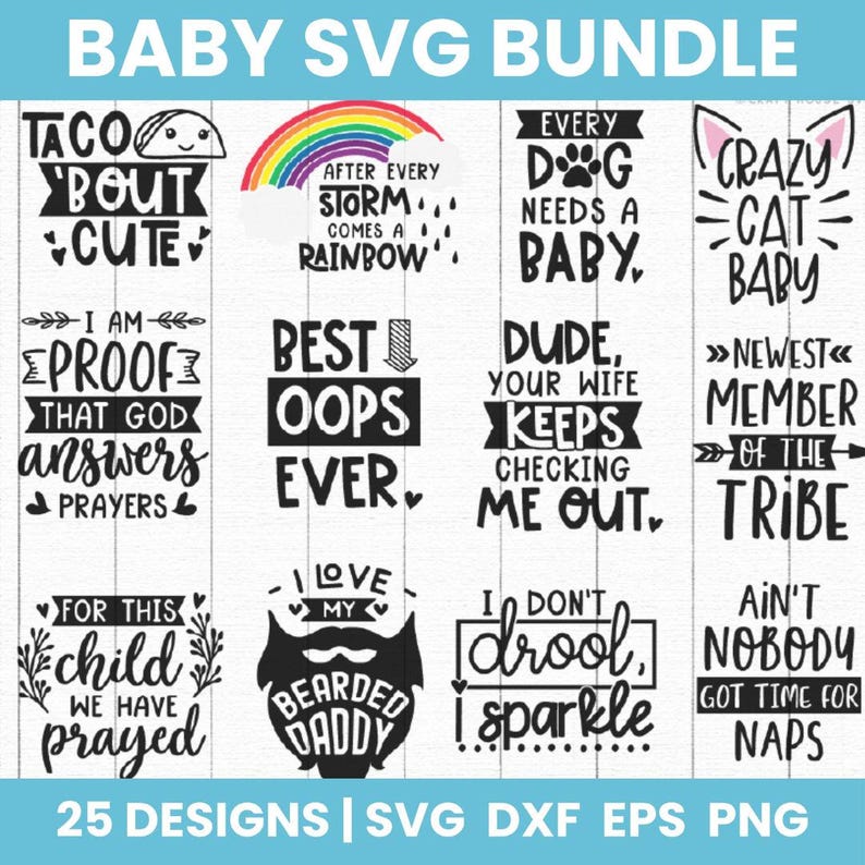 Baby Sayings SVG Bundle | Onesie & Shirt Designs (digital Download) - Etsy