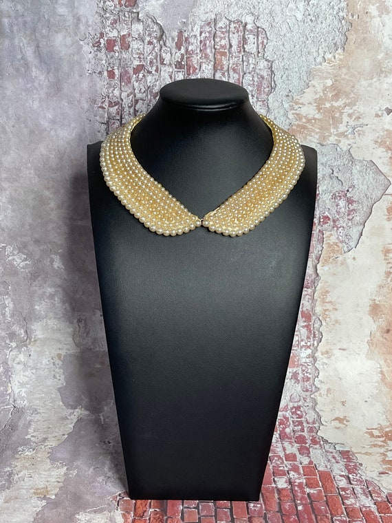 1950’s Graduated Faux Champagne Pearl Collar - Gem