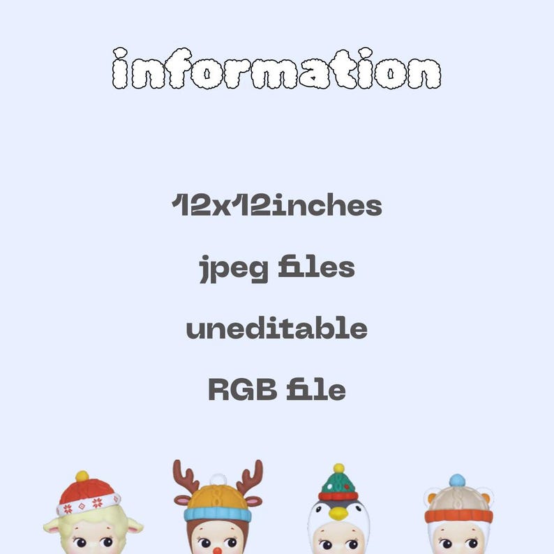 Christmas Sonny Angel Digital Patterns - Etsy