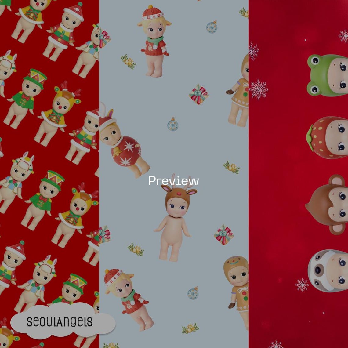 Christmas Sonny Angel Digital Patterns - Etsy