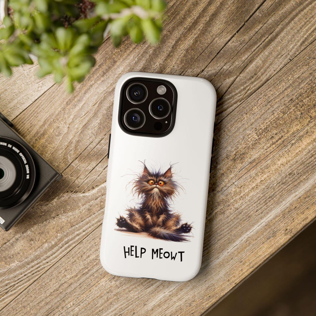 Funny Frazzled Tough Cases, Animal Lover Gift, Quirky Phone Accessories ...