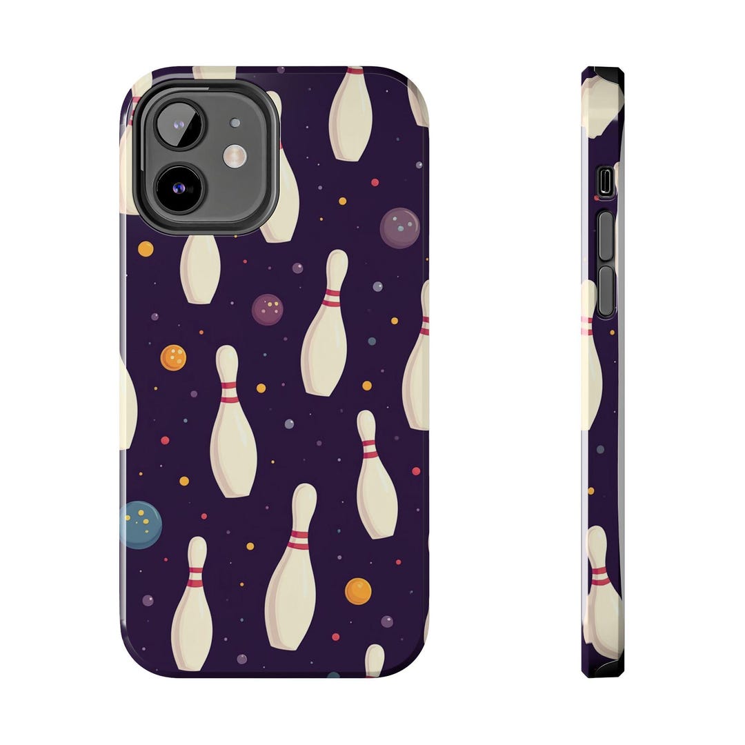 Bowling Pins Phone Case, Tough Phone Cases for iPhone or Samsung ...