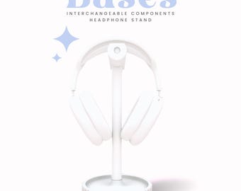 Pastel Blue Bow Headphone Stand : Minimalist Aesthetic - Cozy Gaming ...