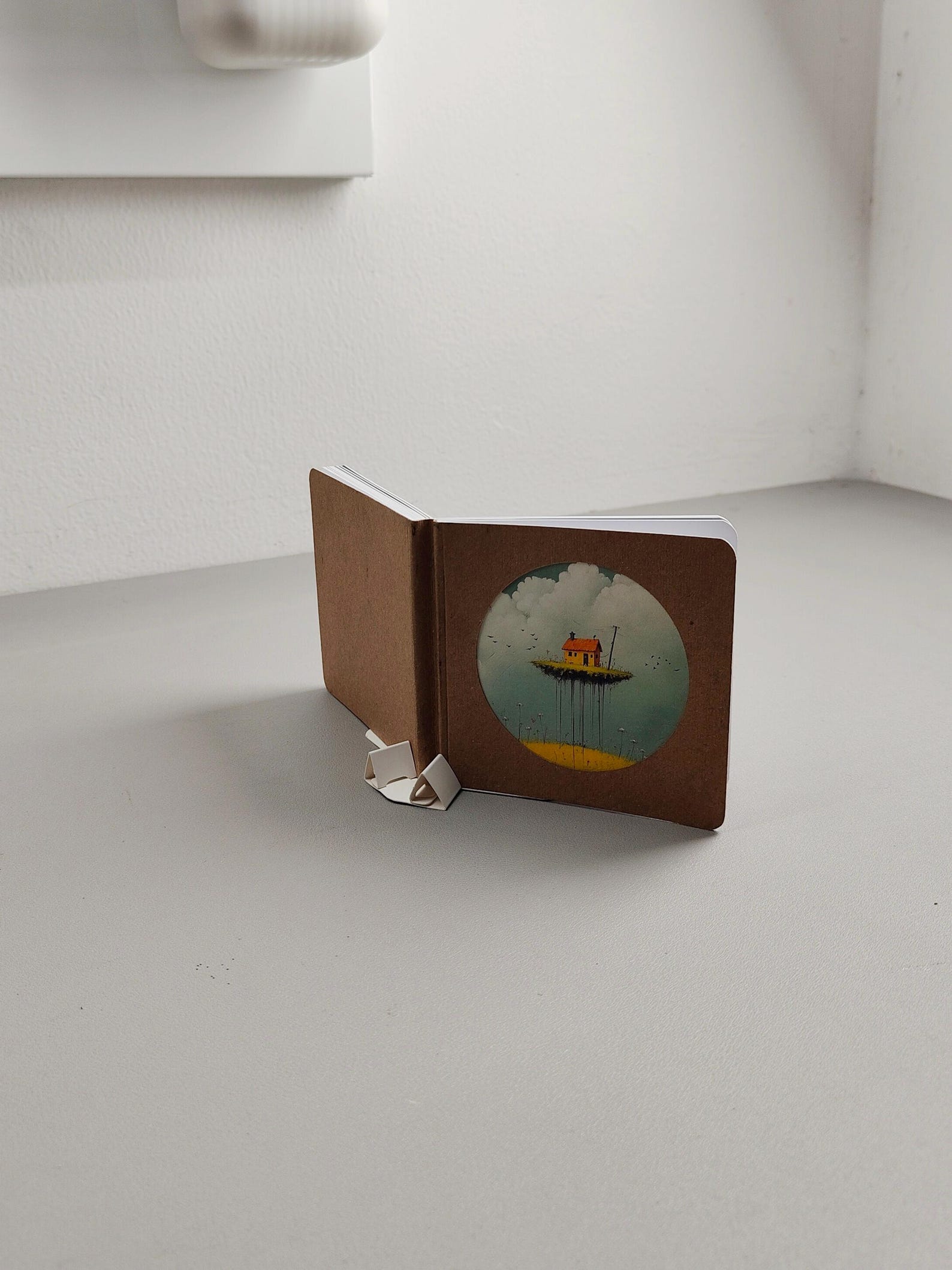 Mini Book Paper Stand Template PDF SVG - Layflat Book Holder - Etsy