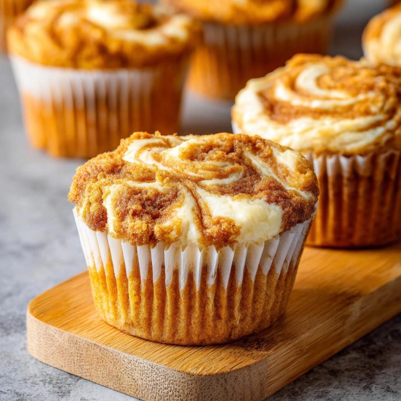 Pumpkin Cream Cheese Muffins – Digital Recipe PDF, Printable Recipe ...