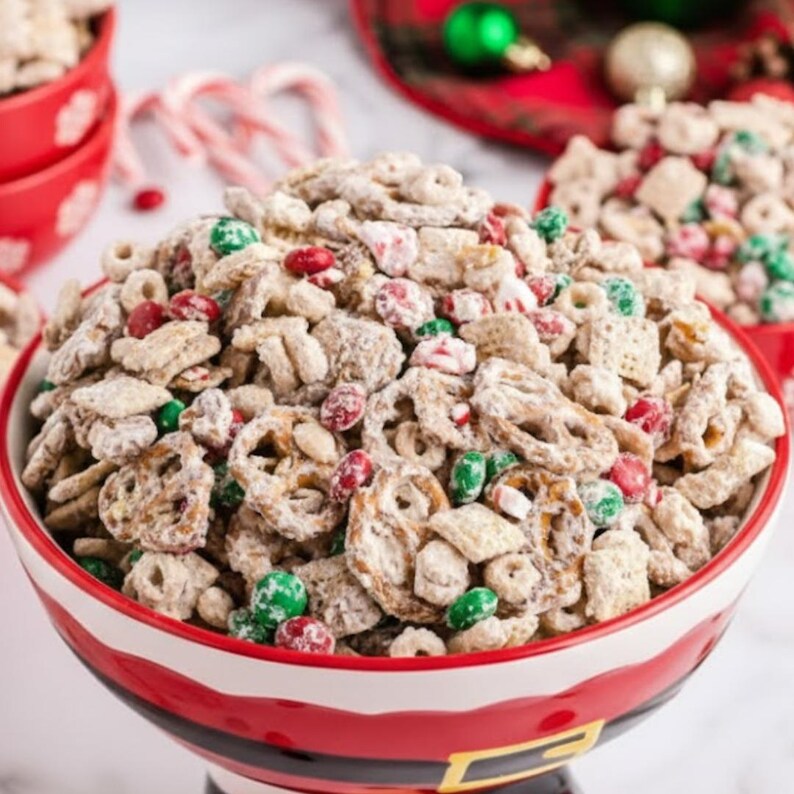 Sweet and Salty Christmas Chex Mix Digital PDF Printable Recipe - Etsy