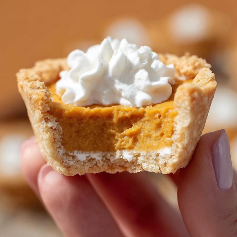 Mini Pumpkin Pie Cups Recipe: Printable PDF (digital Download) - Etsy