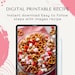 Five Minute Valentines Snack Mix Printable PDF Recipe Download - Etsy