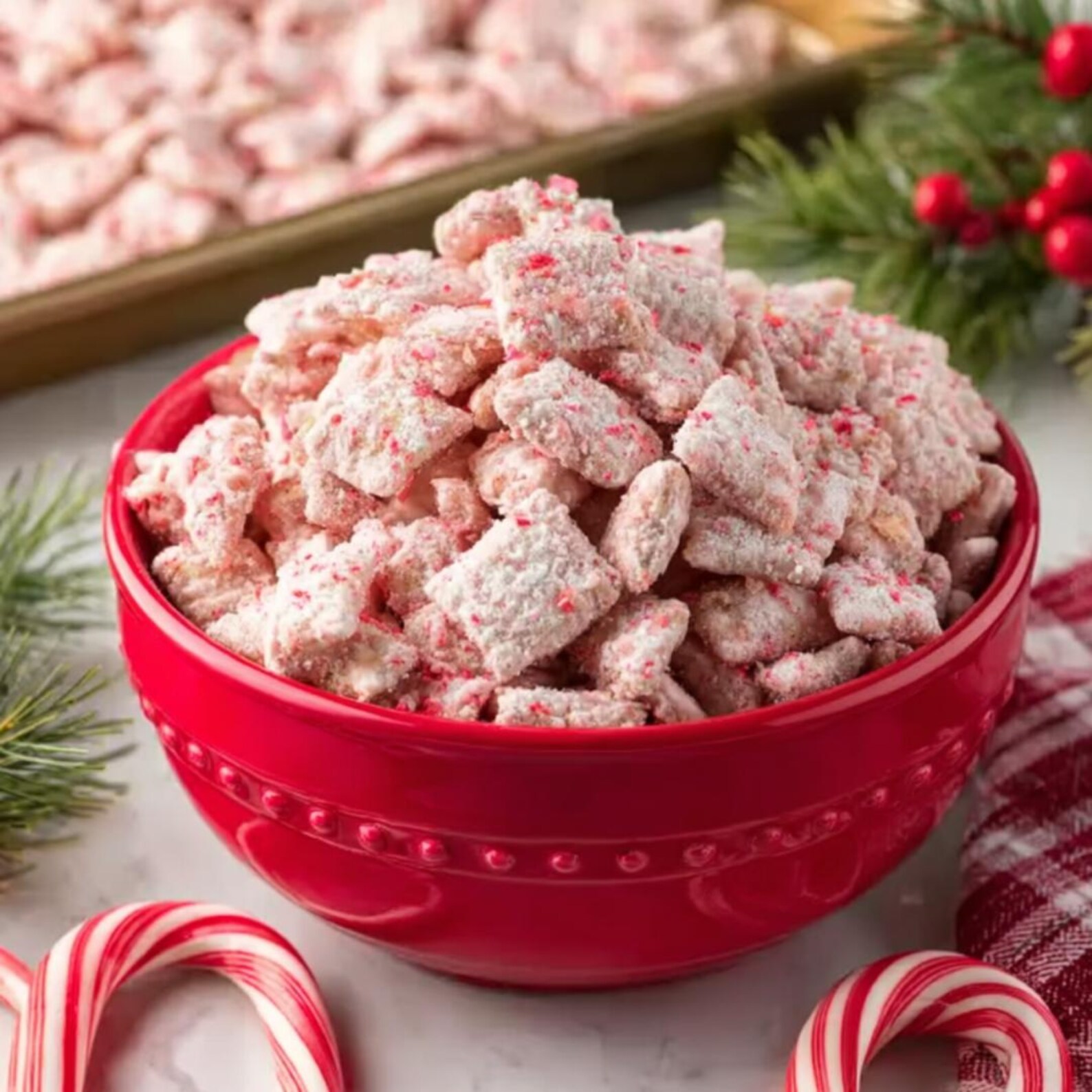 Best Recipe of Peppermint Bark Puppy Chow Digital PDF Printable - Etsy
