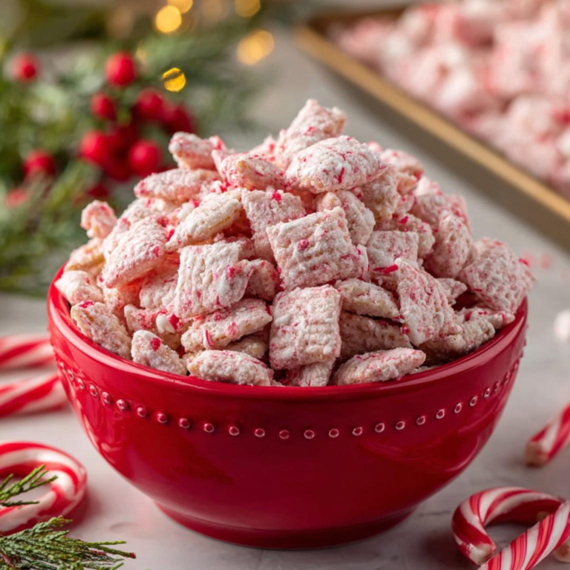 Best Recipe of Peppermint Bark Puppy Chow Digital PDF Printable - Etsy